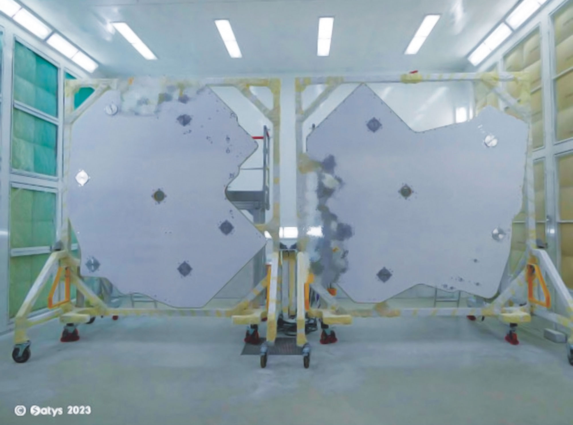 Satys ouvre une nouvelle salle dédiée à la peinture de satellites